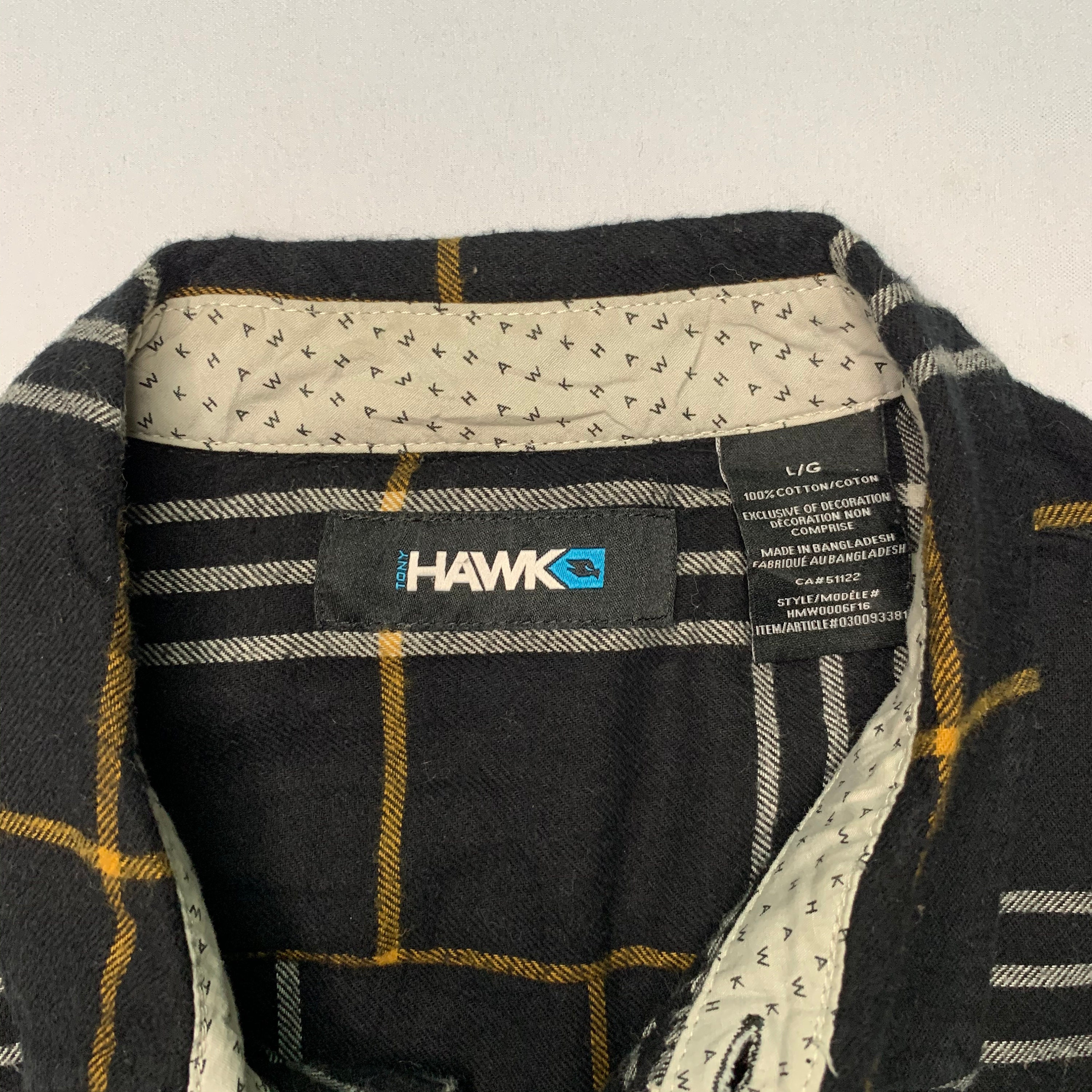 Hawk Brand Plaid Checkerboard Flannel Button Ups Double Pocket | Etsy