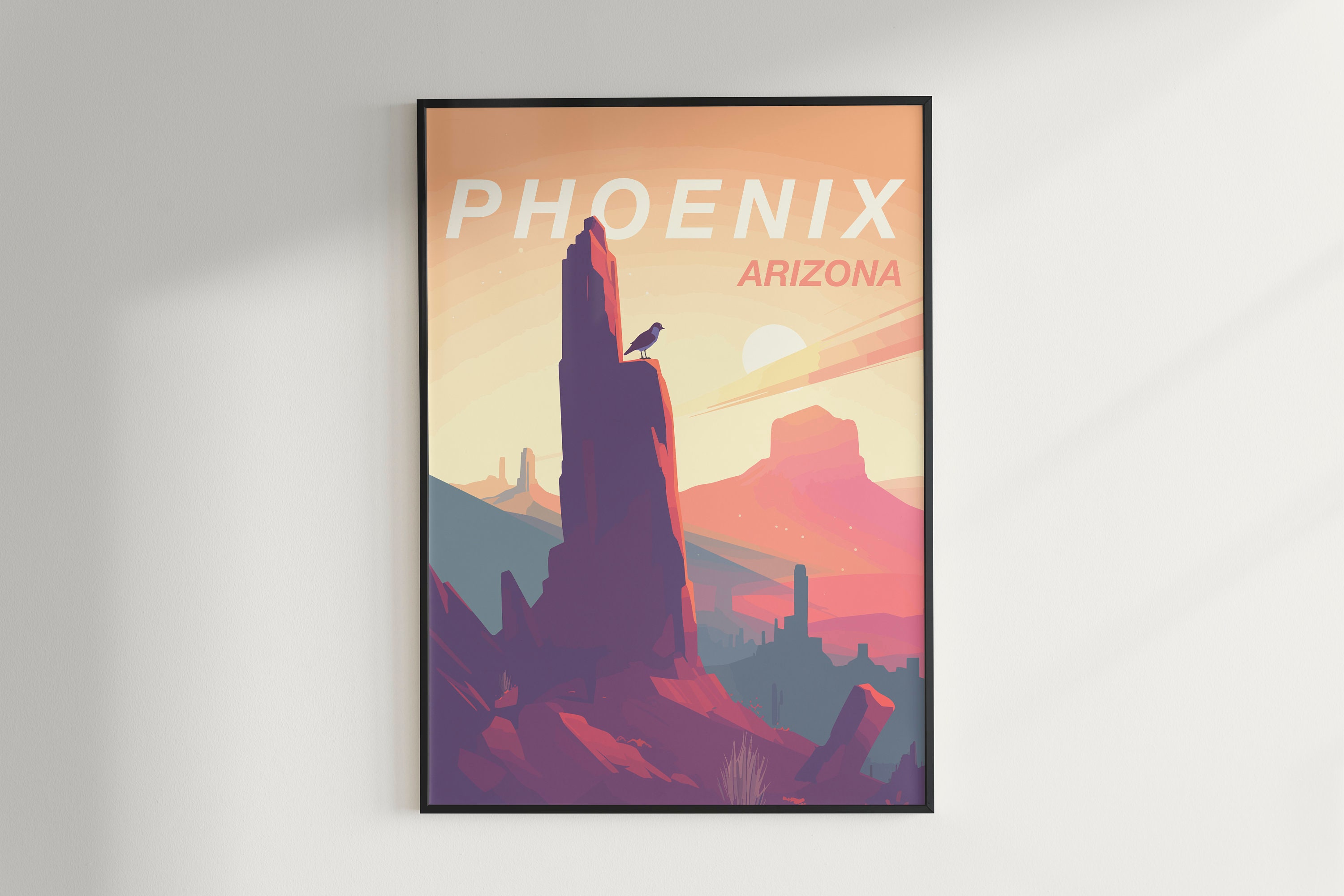 Phoenix Arizona Travel Poster - Etsy