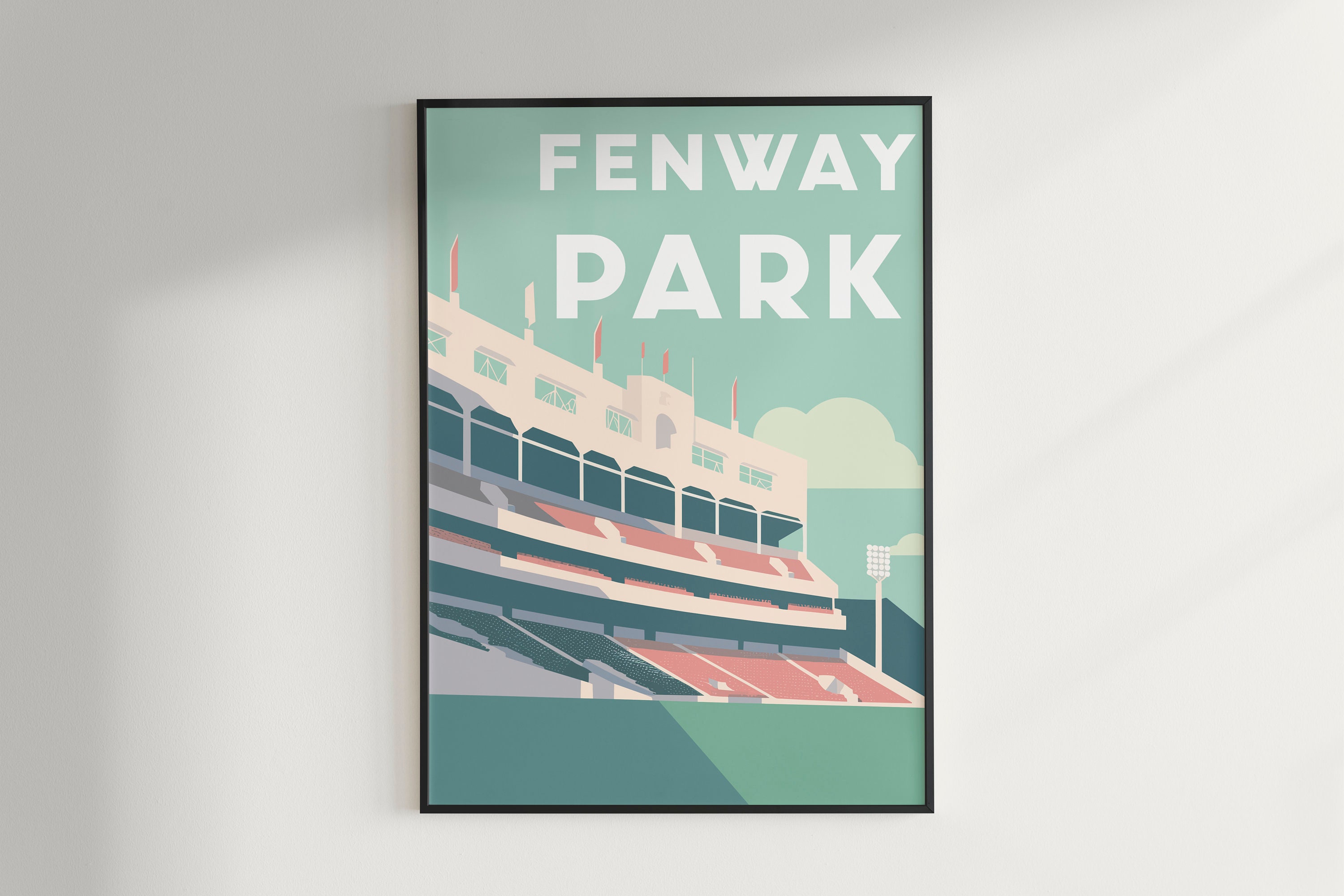 Fenway Park Travel Poster - Etsy