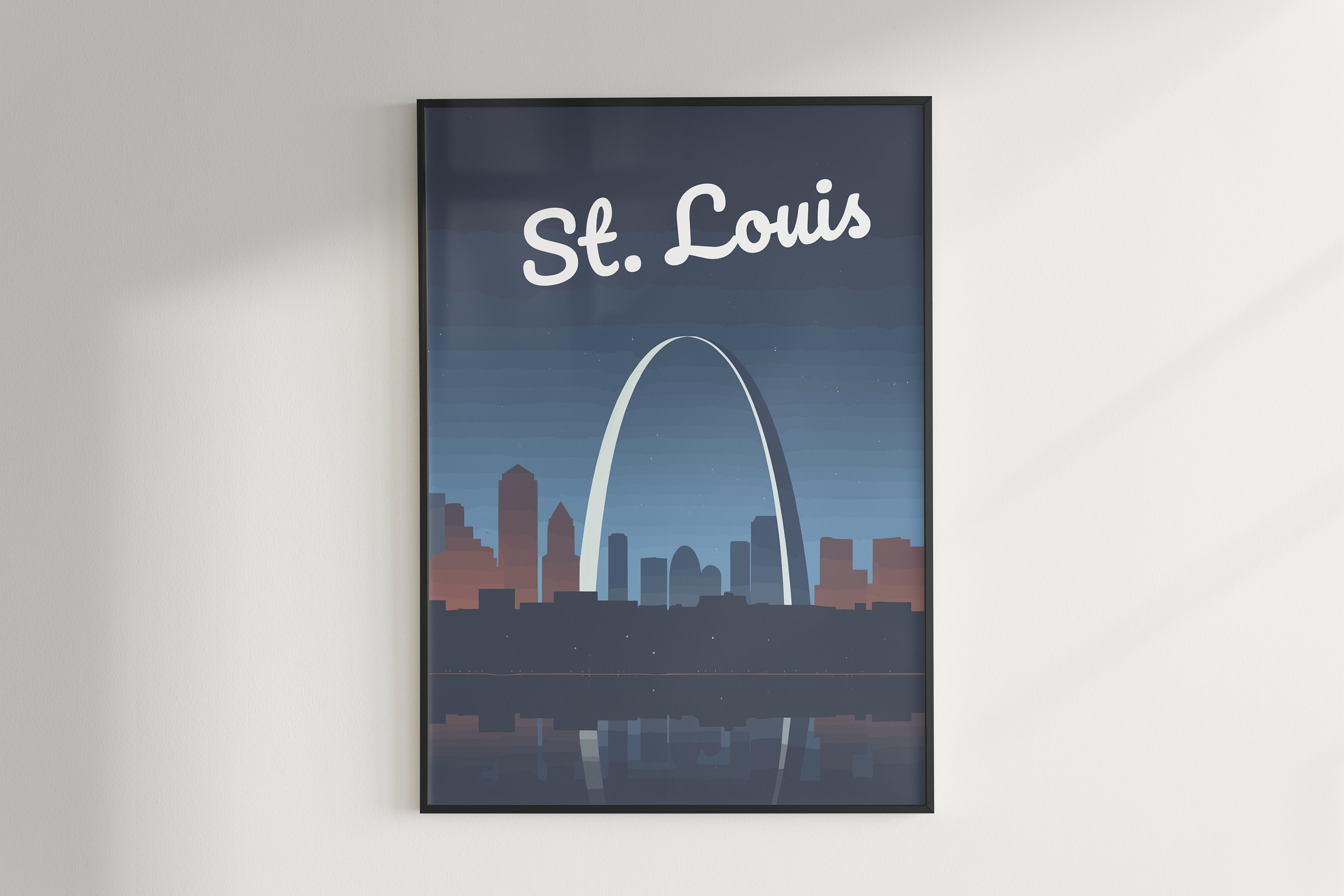 St. Louis, Missouri Travel Poster - Etsy