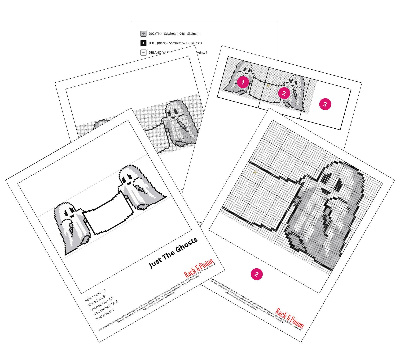 Spooky Ghosts With Pride Flags LGBTQIA Gay Pride Counted | Etsy