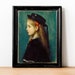 ART PRINT Antique Girl Portrait Oil Painting Vintage - Etsy