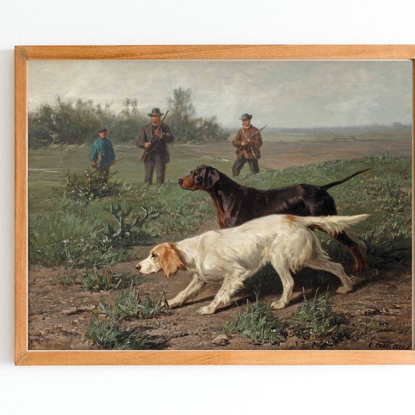 Fox Hunt Painting - Etsy