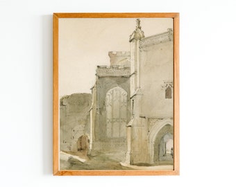 Vintage Sepia Print - Etsy