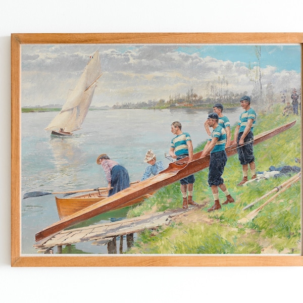 Rowing Artwork - Etsy