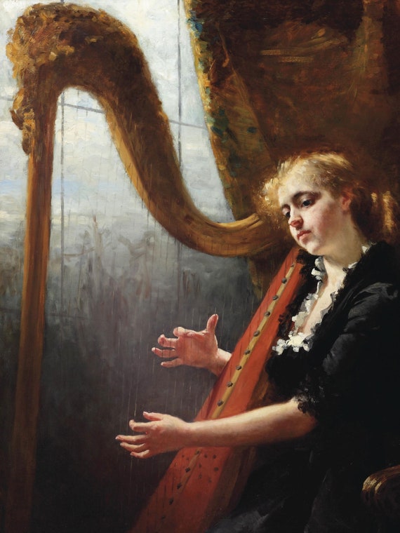 Harp Painting