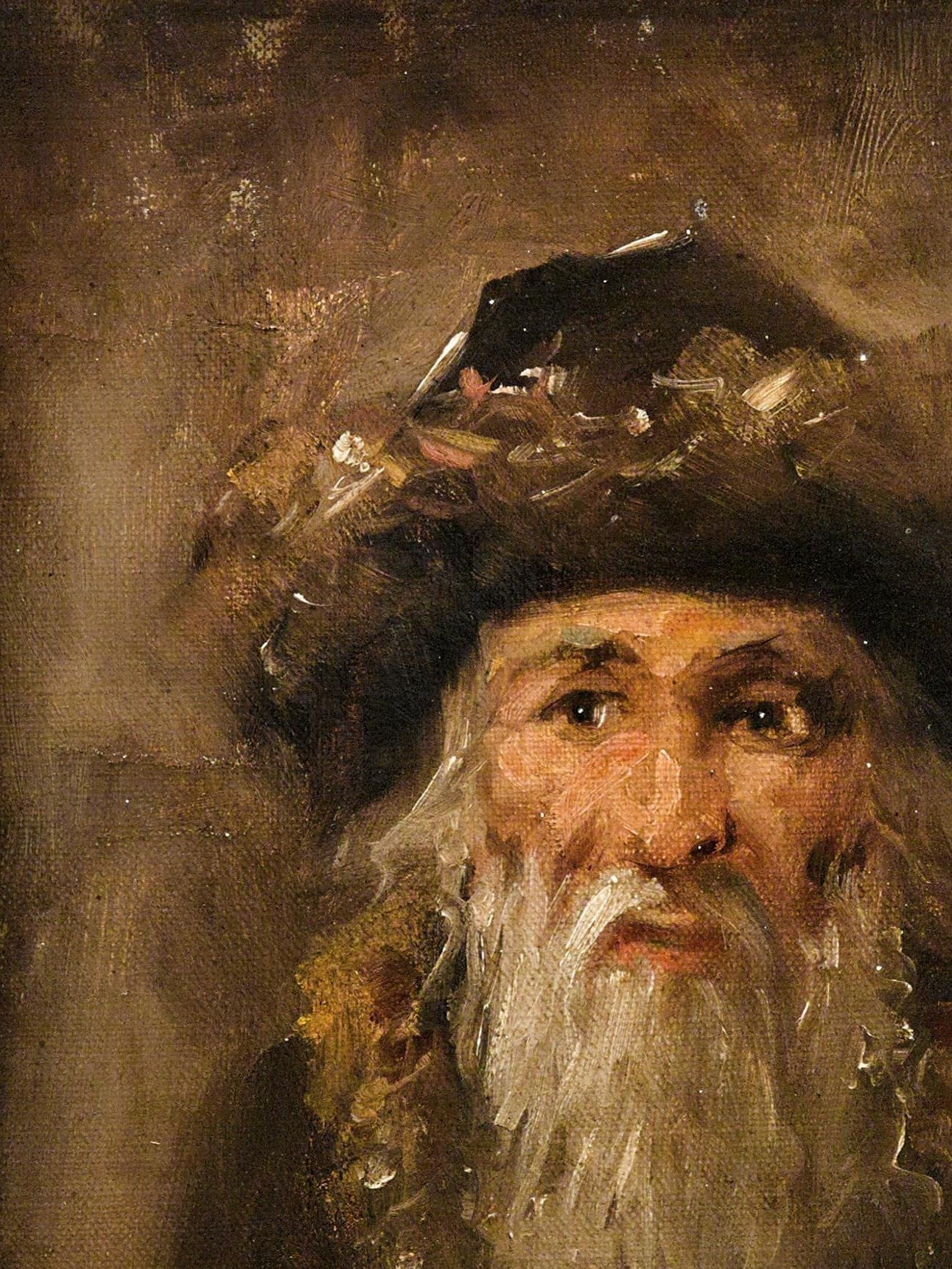 ART PRINT Old Man Portrait Oil Painting Vintage Art Prints - Etsy