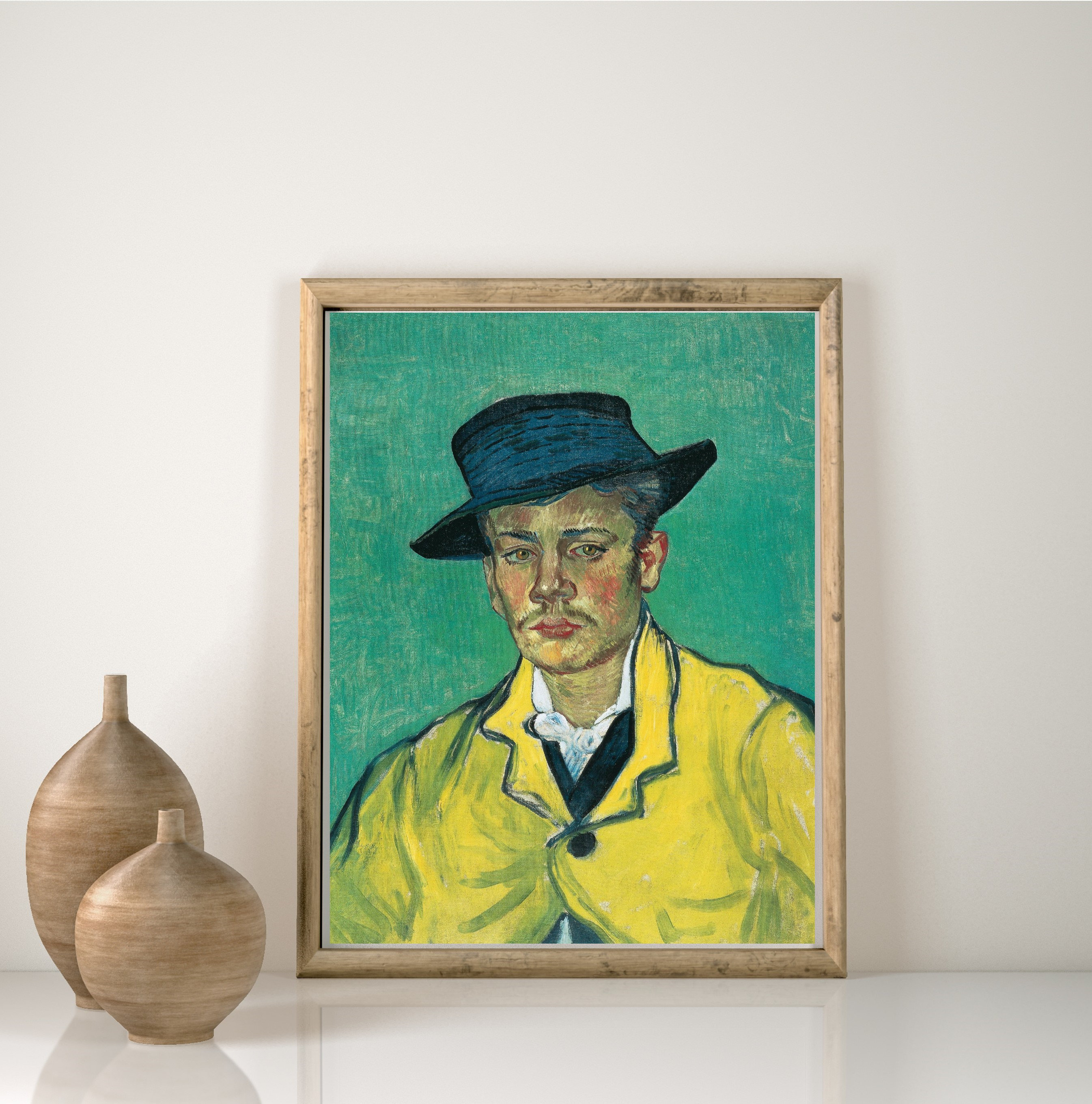 ART PRINT Vintage Male Portrait Oil Painting Portrait of - Etsy