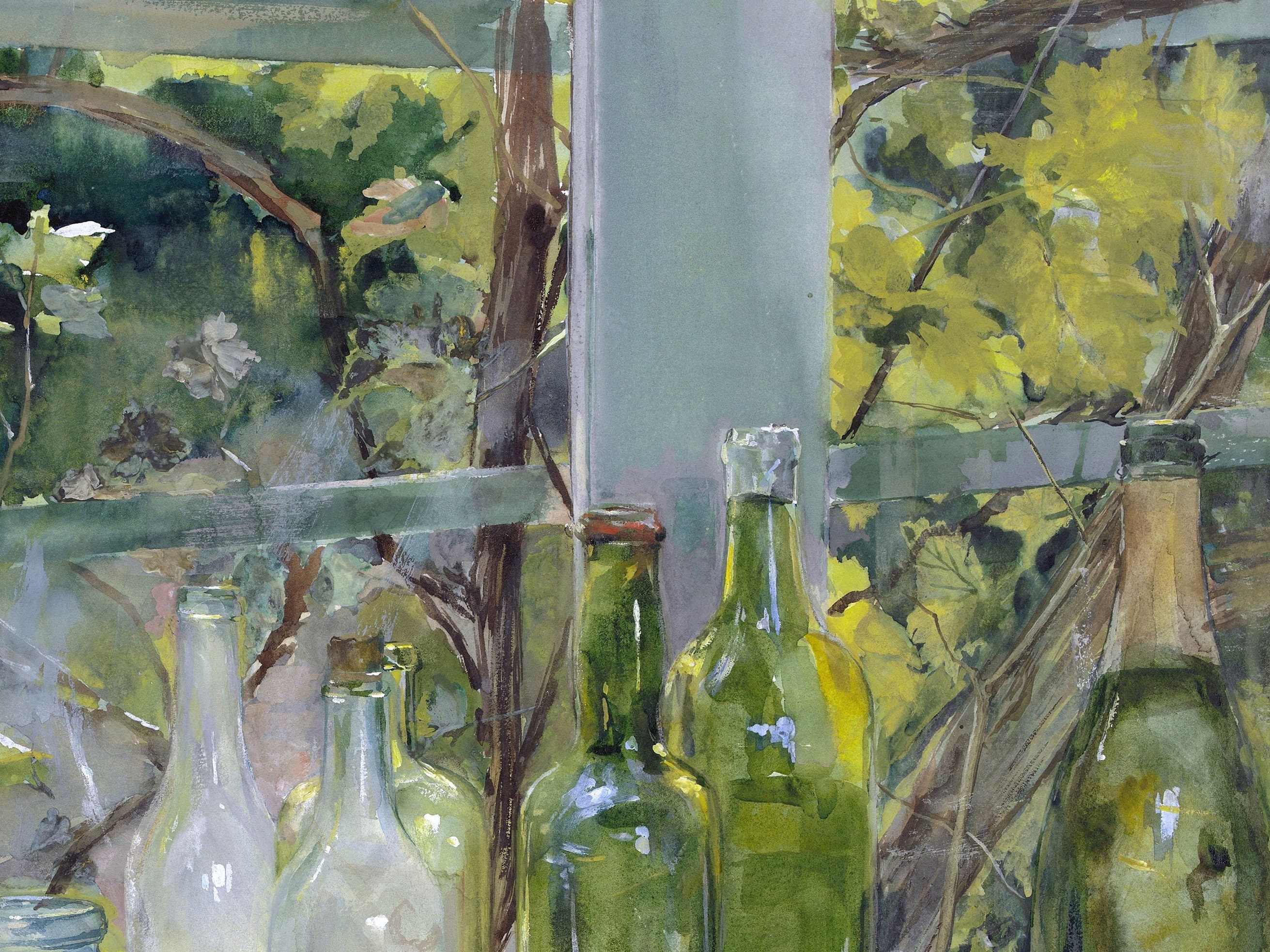 ART PRINT Vintage Still Life Oil Painting Window With - Etsy