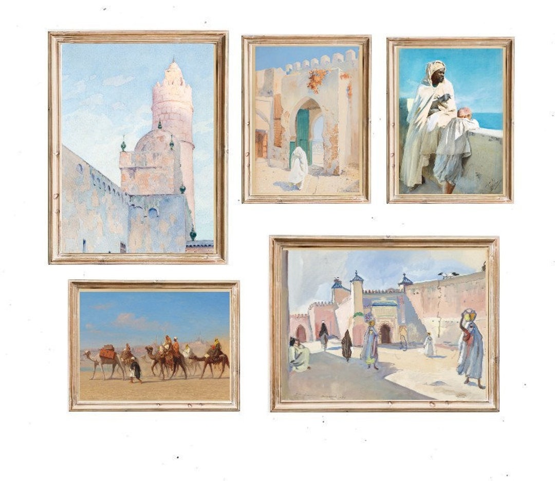ART PRINTS | Vintage Arabian Painting Painting | Orientalist Gallery ...