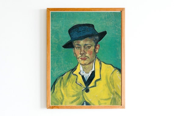 ART PRINT Vintage Male Portrait Oil Painting Portrait of | Etsy