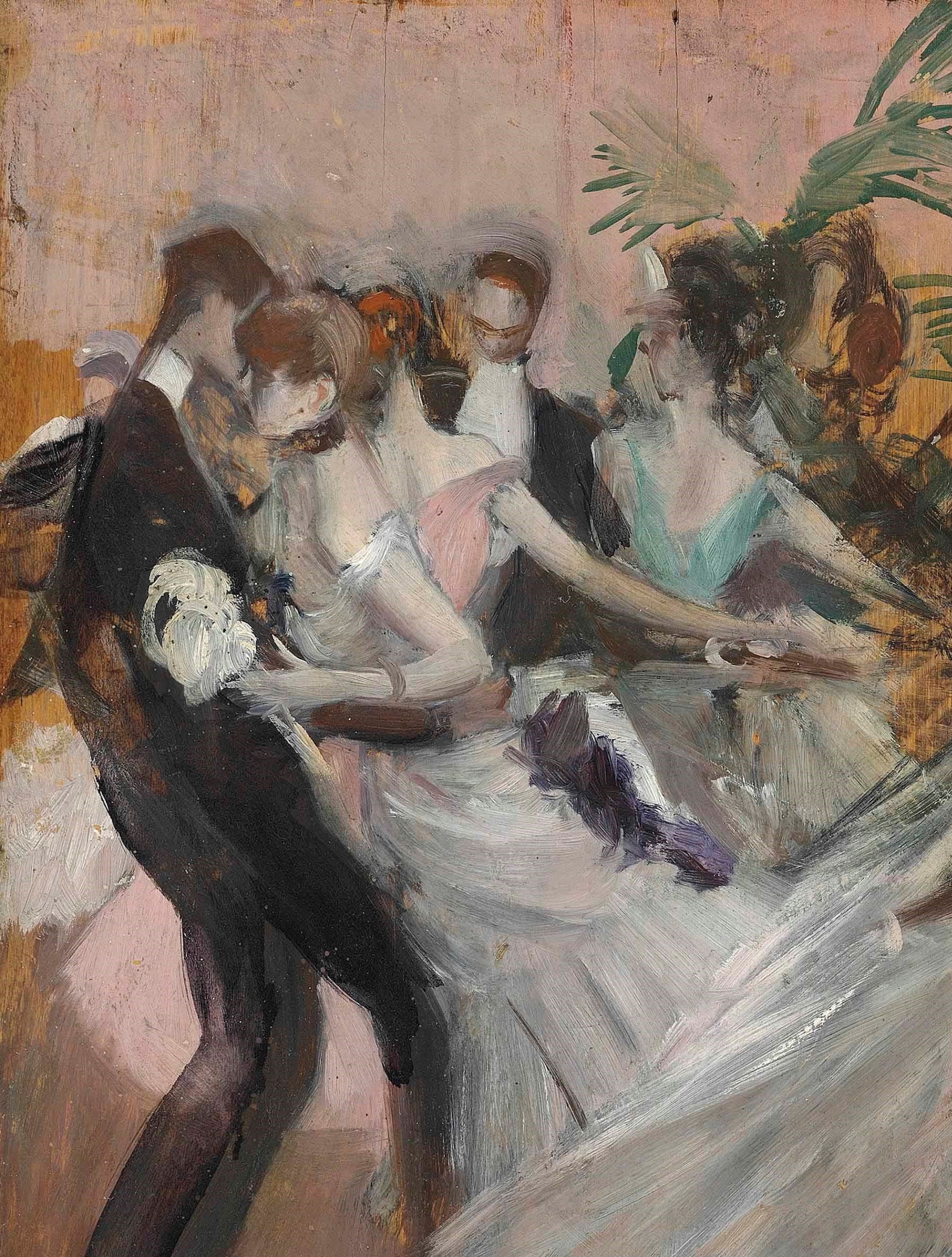 ART PRINT Vintage Masquerade Ball Oil Painting Ball | Etsy