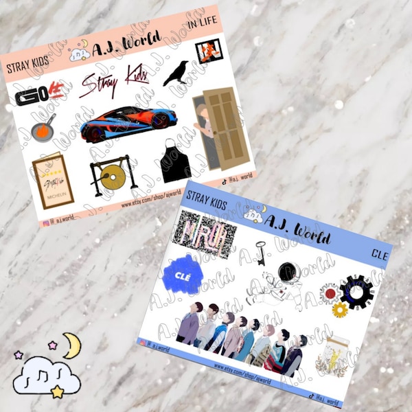 Stray Kids Album Stickers - Etsy