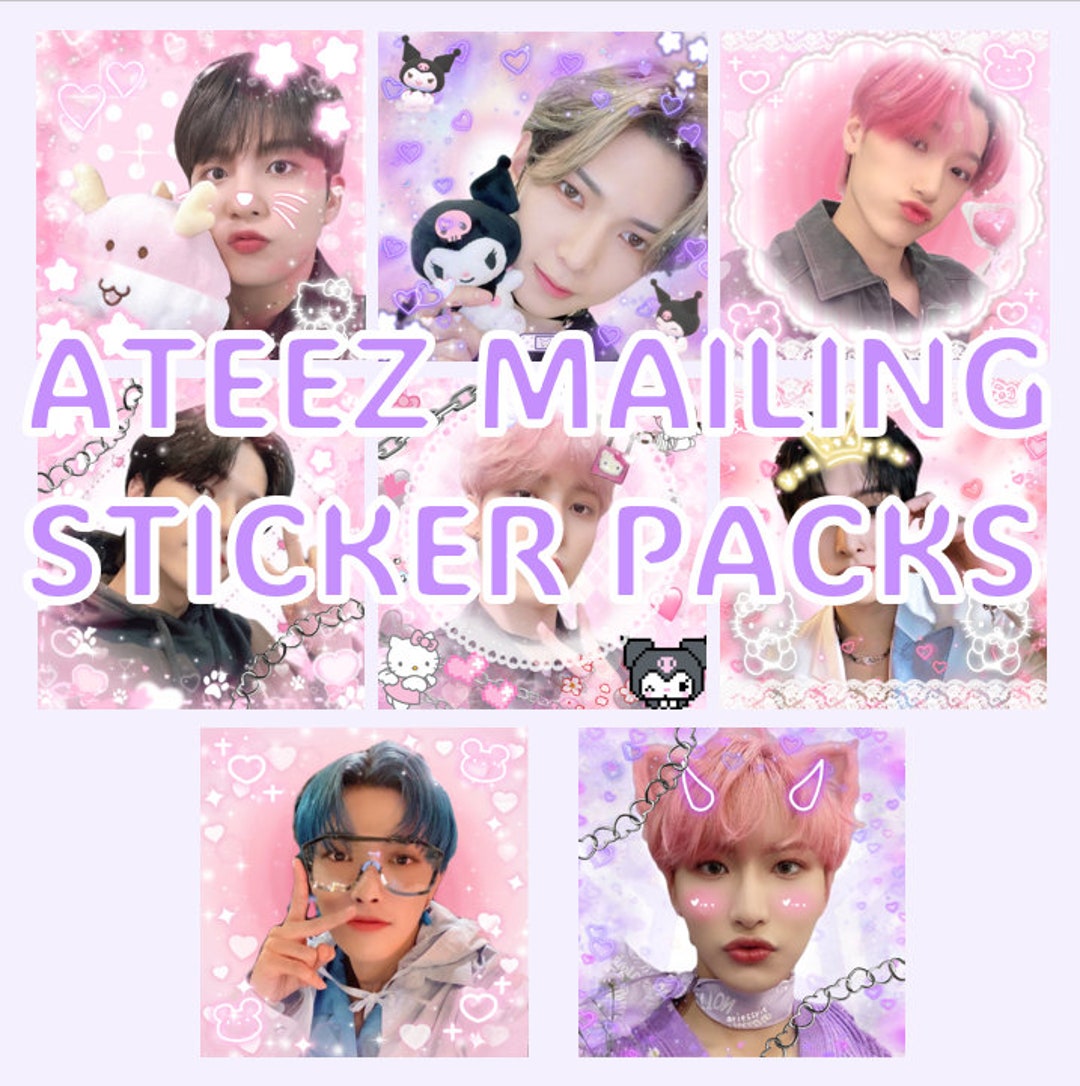 Ateez Mailing Sticker Set // Ateez Inspired Stickers // Ateez Deco ...