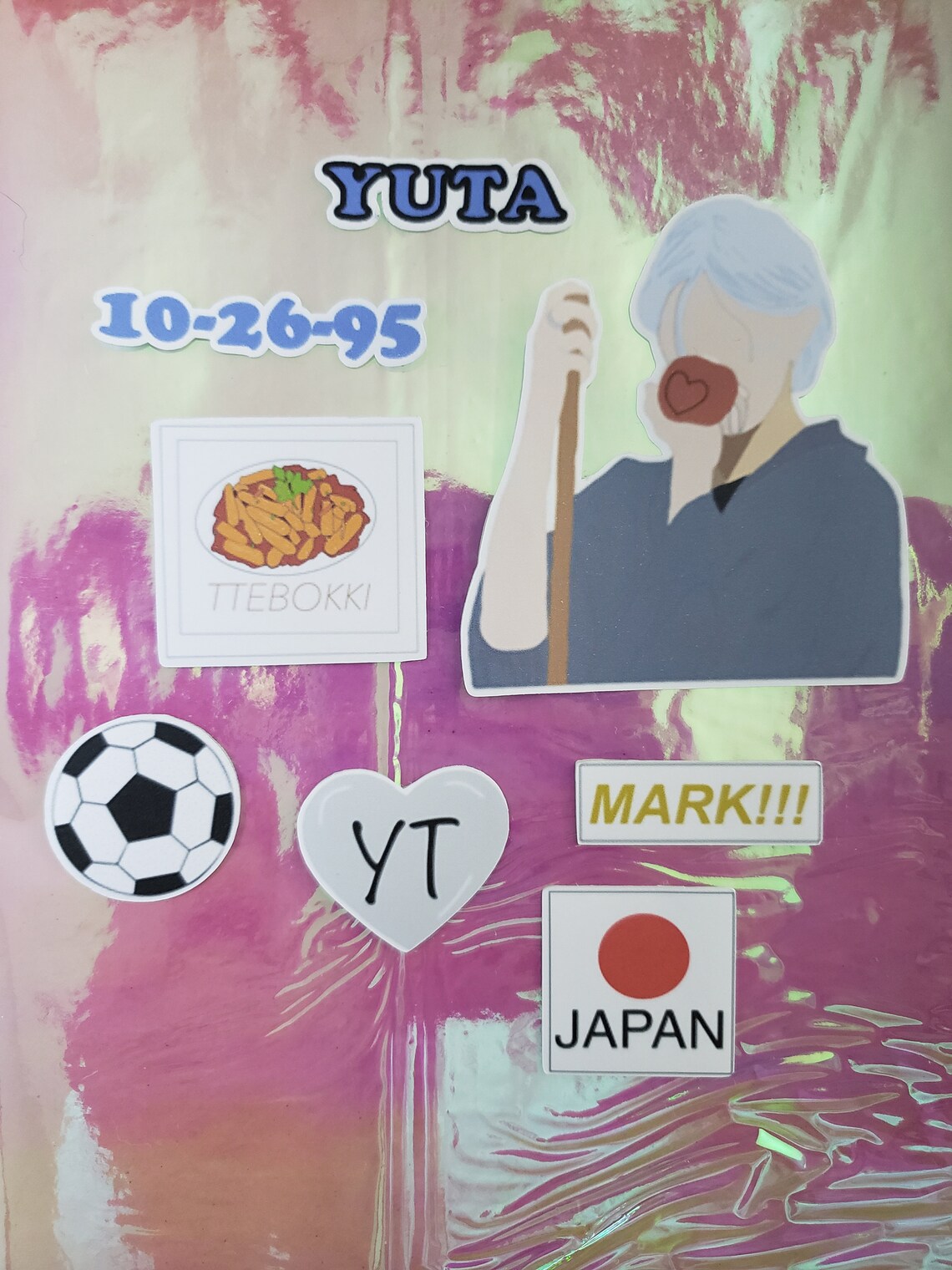 NCT Yuta Sticker Pack// NCT 127 Kpop & Journal Stickers | Etsy