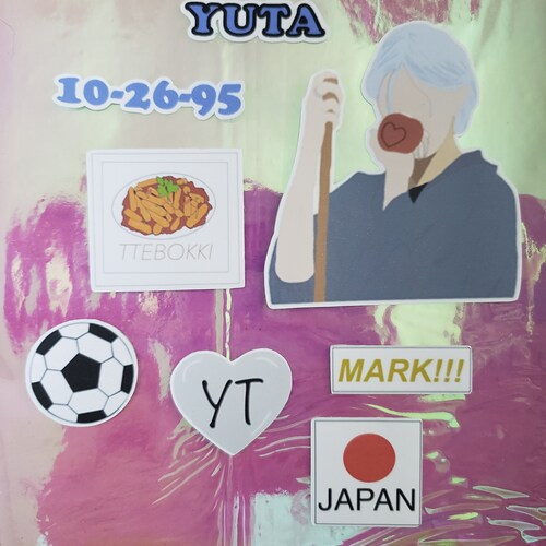 NCT Yuta Sticker Pack// NCT 127 Kpop & Journal Stickers - Etsy