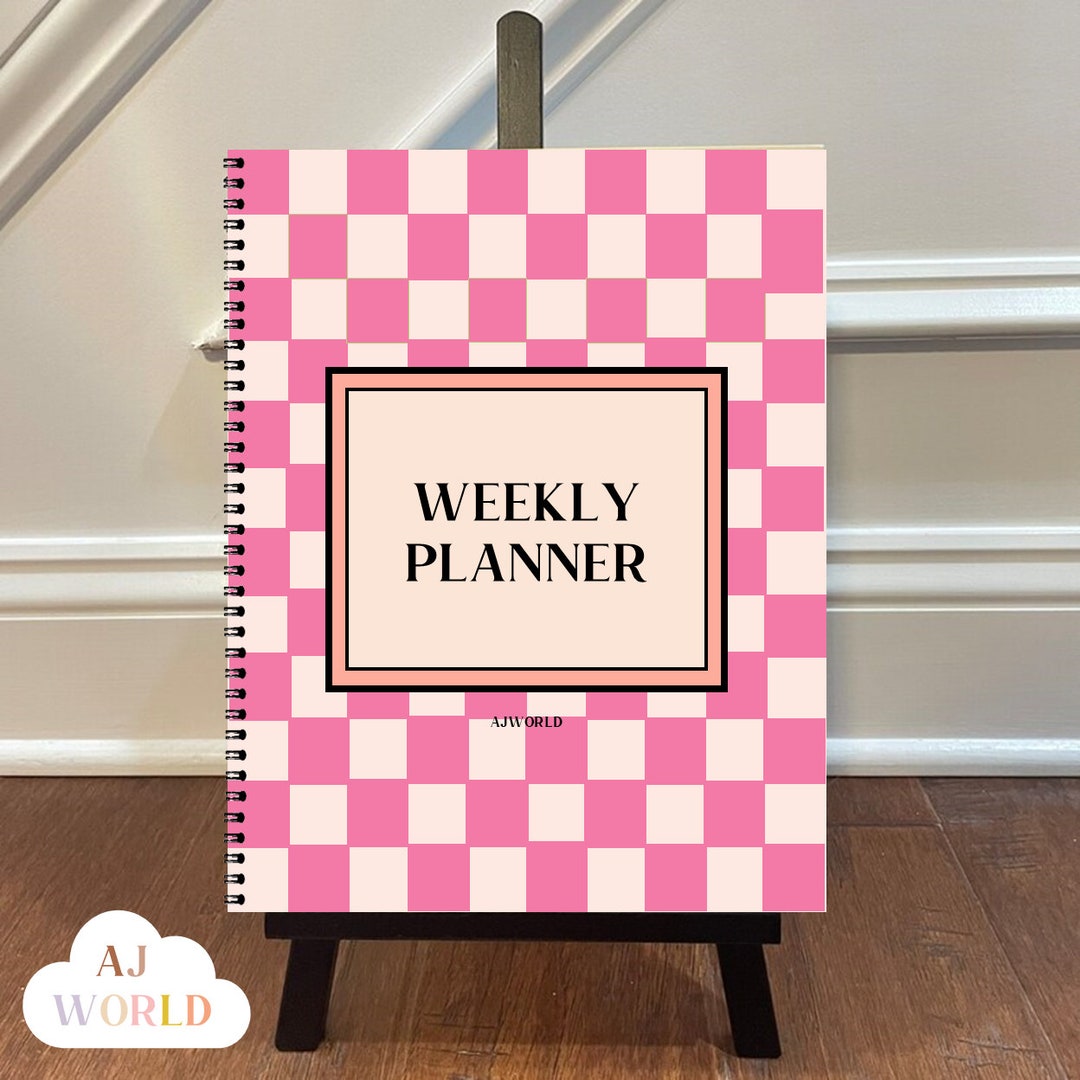 Weekly Planner L Undated Planner L - Etsy