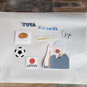 NCT Yuta Sticker Pack// NCT 127 Kpop & Journal Stickers - Etsy