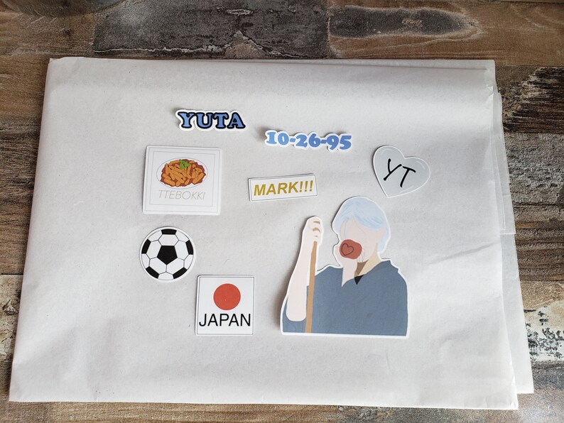 NCT Yuta Sticker Pack// NCT 127 Kpop & Journal Stickers | Etsy