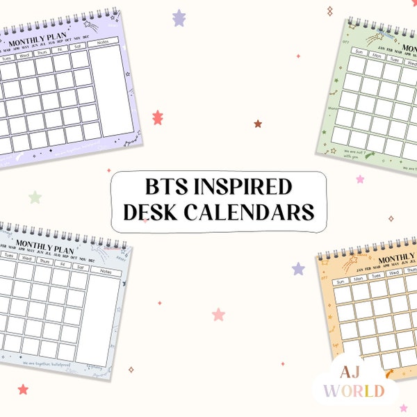 Bts Calendar - Etsy