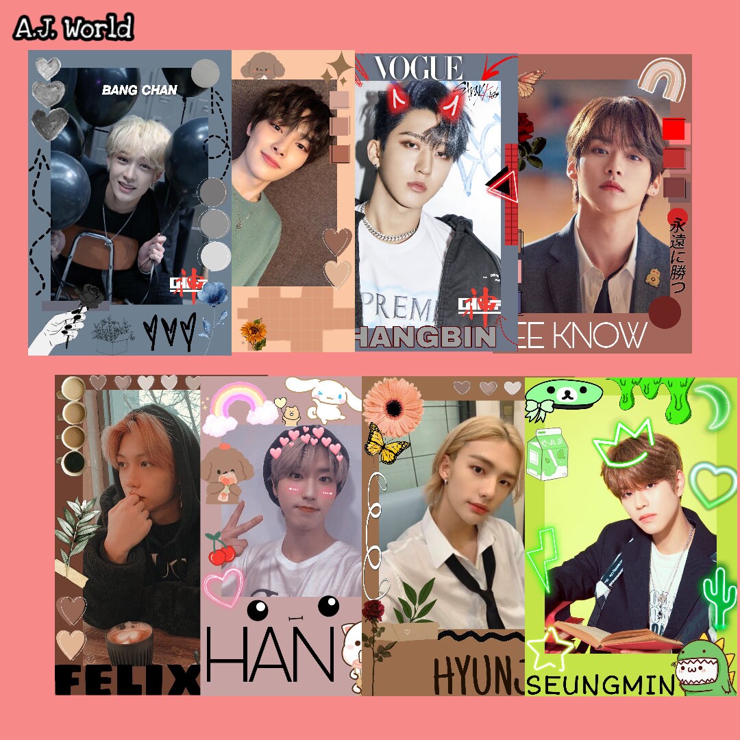 STRAY KIDS Polaroids Decoradas //polcos - Etsy Portugal