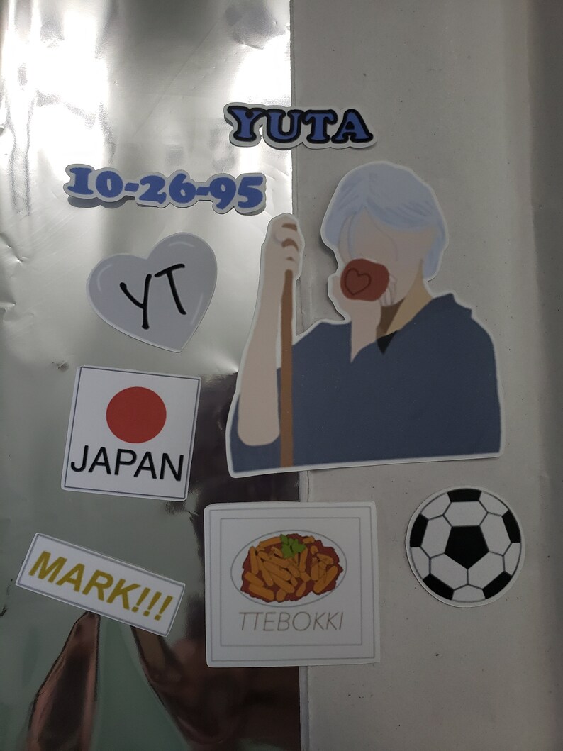 NCT Yuta Sticker Pack// NCT 127 Kpop & Journal Stickers | Etsy