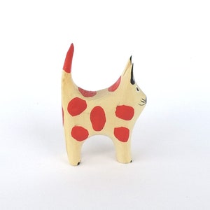 Cat / Traditional Wooden Toy / Polish Folk Art - Etsy