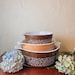RARE PYREX Woodland Pattern Handled Bowl Set (set of 3) - Etsy
