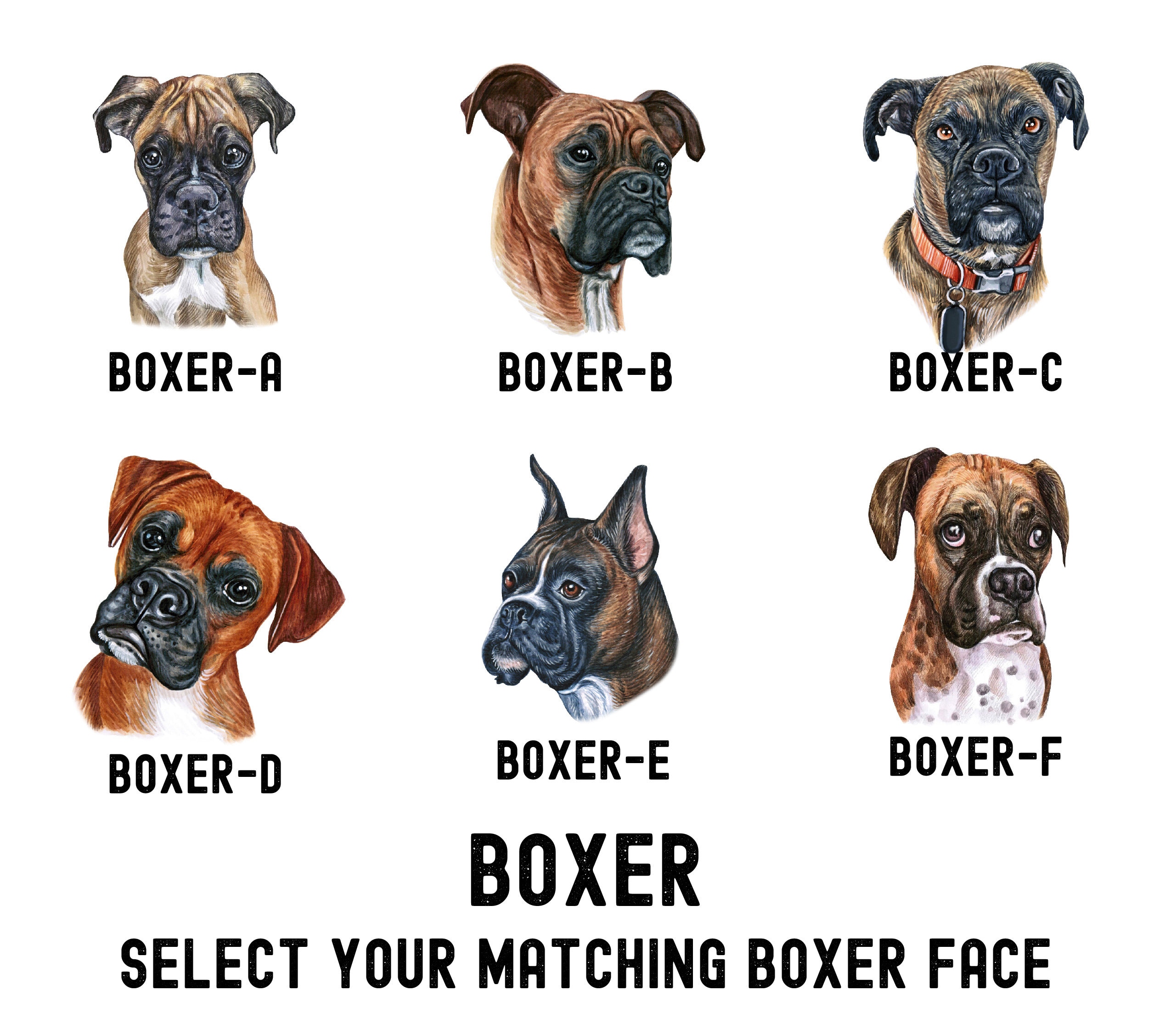 Custom Boxer Dog Name, Personalized Dog Face Shirt, B Oxer Owner Dog ...