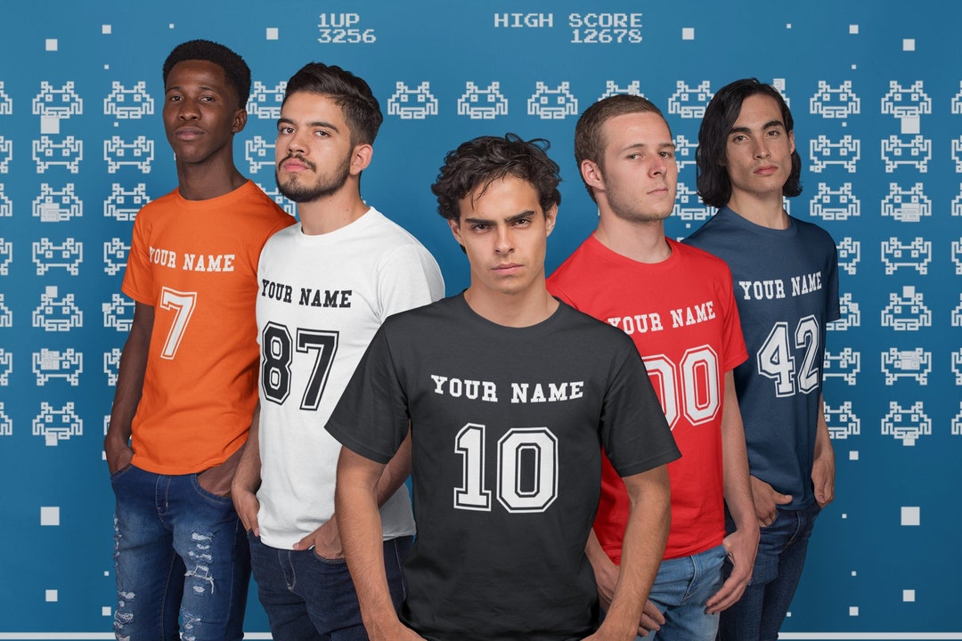 Custom Sport Team Shirt Gift for Boy Girl Customized Sport Name and ...