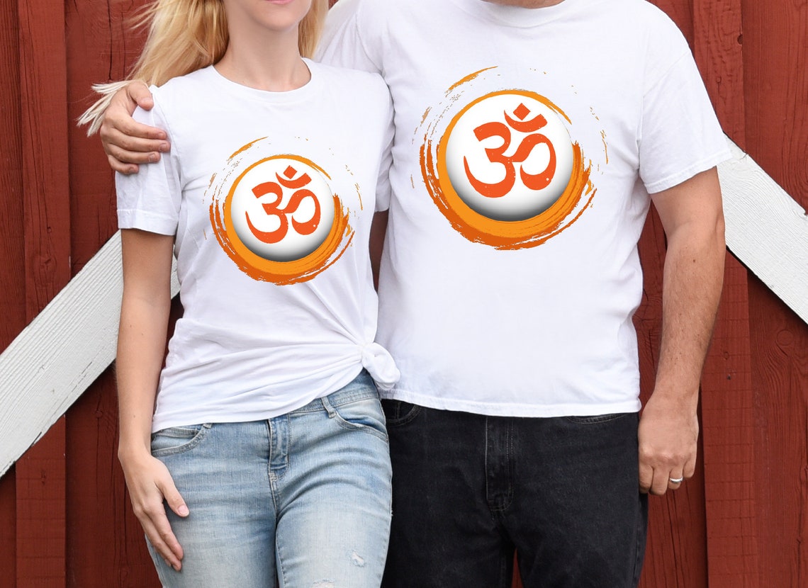 Om Symbol Om T-shirt Peace Yoga India Tee Om Mantra T-shirt - Etsy