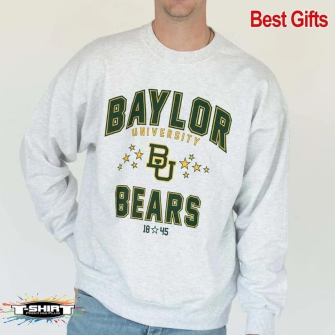 Vintage NCAA Baylor Bears Logo Sweatshirt, Baylor Bears Shirt, NCAA ...