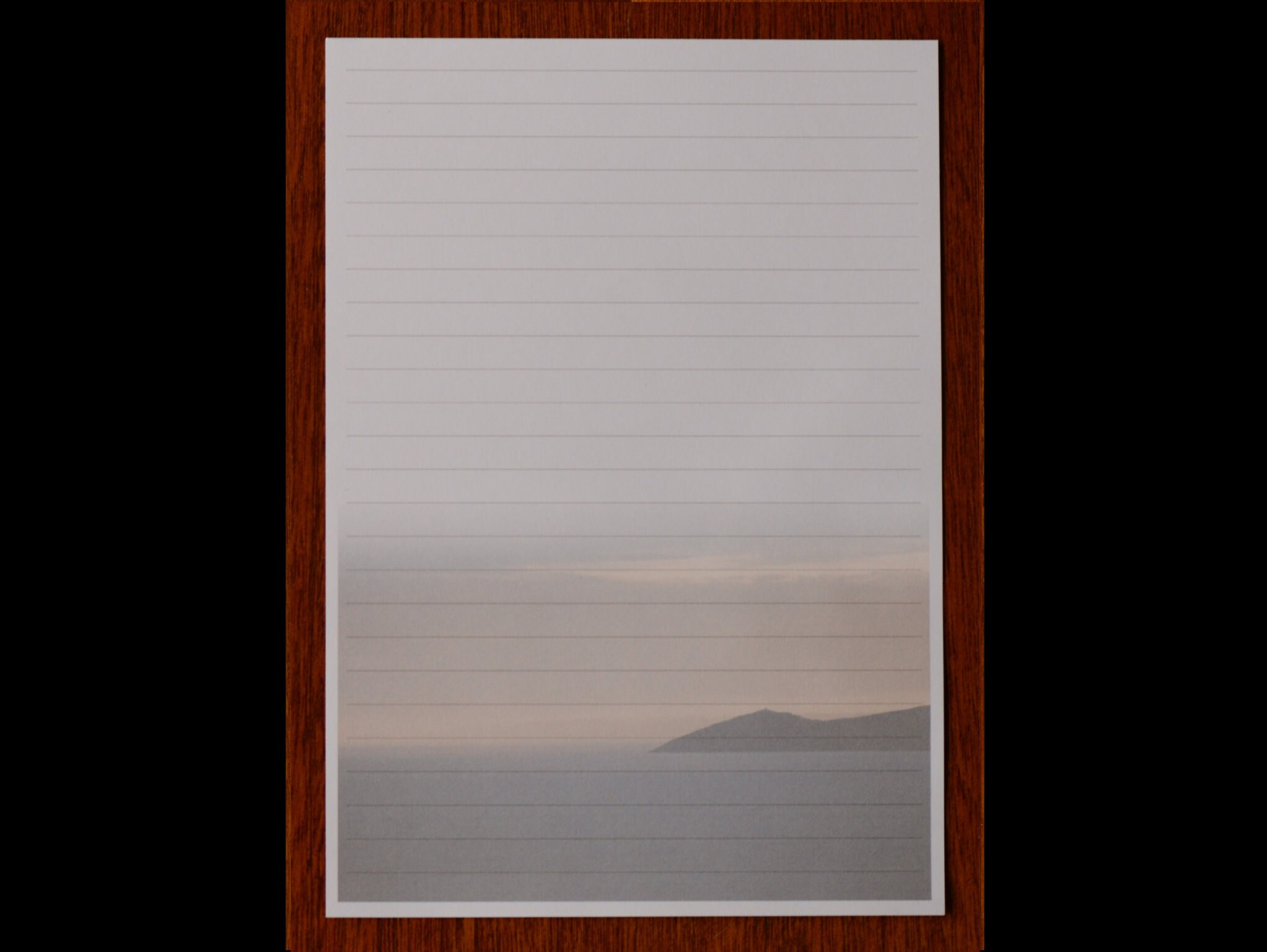 A5 Scenery Photo Writing Paper Lined/Plain Letter Set and | Etsy