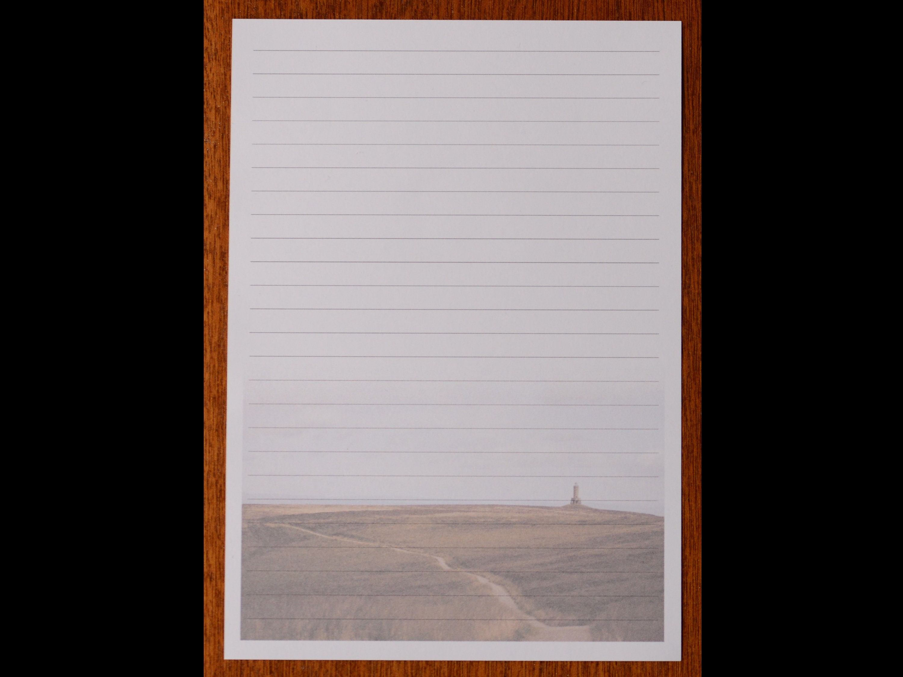 A5 Scenery Photo Writing Paper Lined/Plain Letter Set and | Etsy