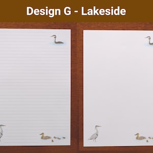 A4 Letter Writing Set Unlined Lined Writing Paper and Envelope Option ...