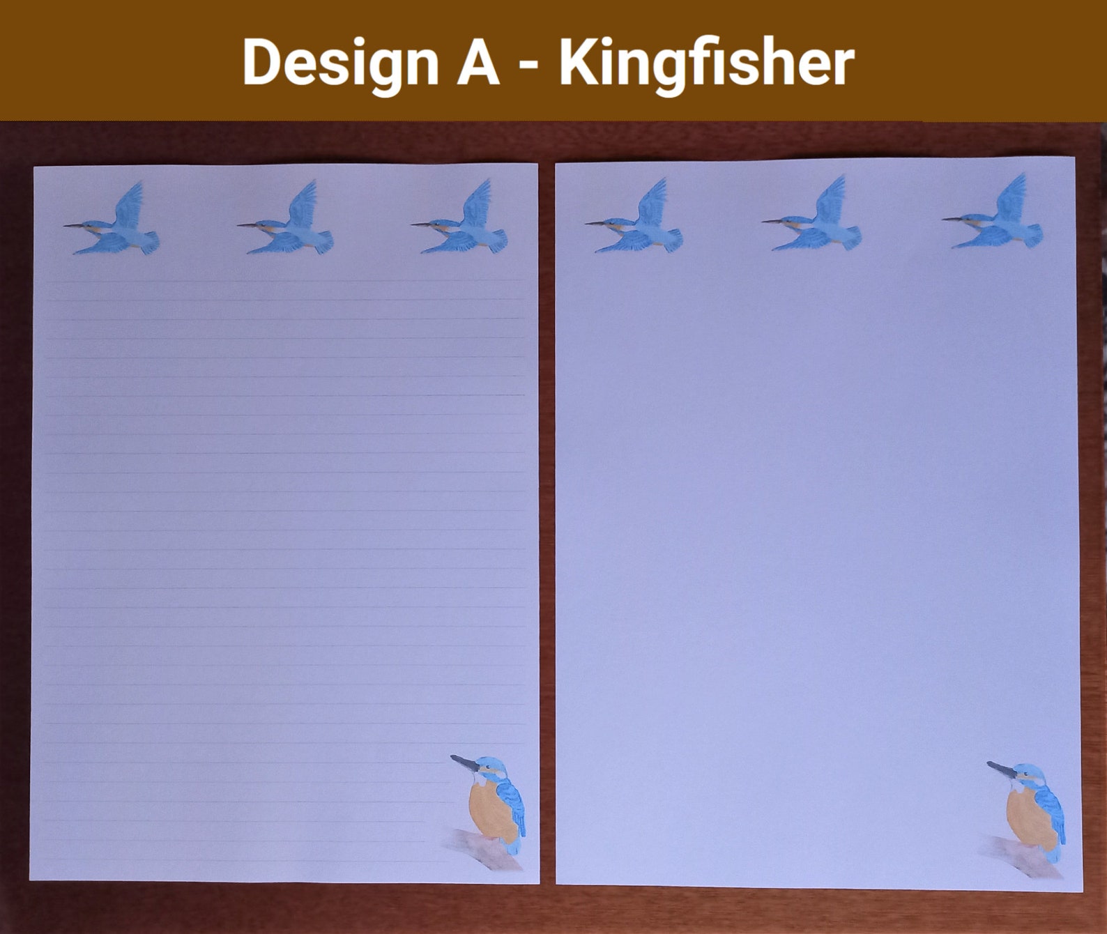 A4 Letter Writing Set Unlined Lined Writing Paper and Envelope - Etsy