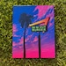 In-n-out Palm Tree Acrylic Painting on Canvas Panel, Sunset Art, 8x10 ...