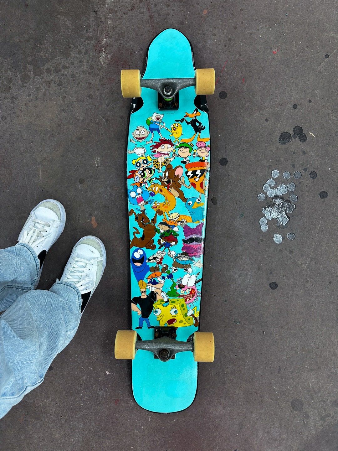 Hand Painted Longboard, Cruiser - Etsy