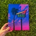 In-n-out Palm Tree Acrylic Painting on Canvas Panel, Sunset Art, 8x10 ...