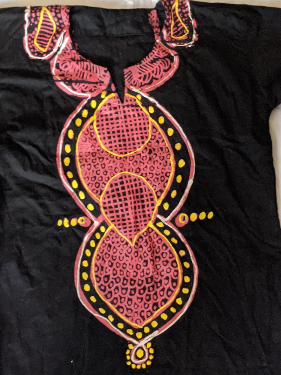 Unisex Batik African Print Adire Cap Sleeve Shirt - Etsy