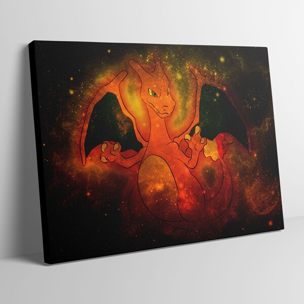 Charizard Paintings - Etsy