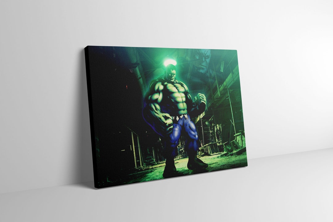 The Hulk Canvas Print Marvel Comics Hulk Wall Art Marvel Comics Poster ...