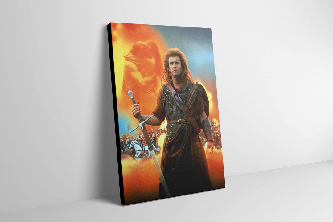 Braveheart Movie Poster Braveheart Canvas Print Braveheart - Etsy