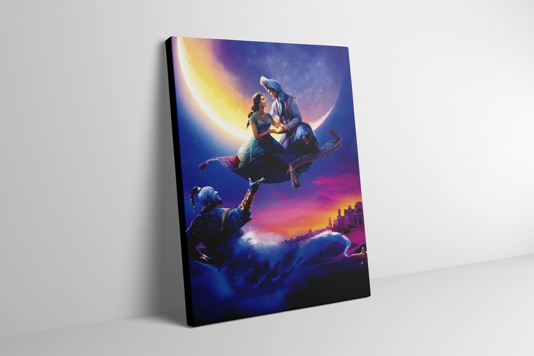 Aladdin Canvas Wall Art Aladdin Poster Aladdin Print - Etsy