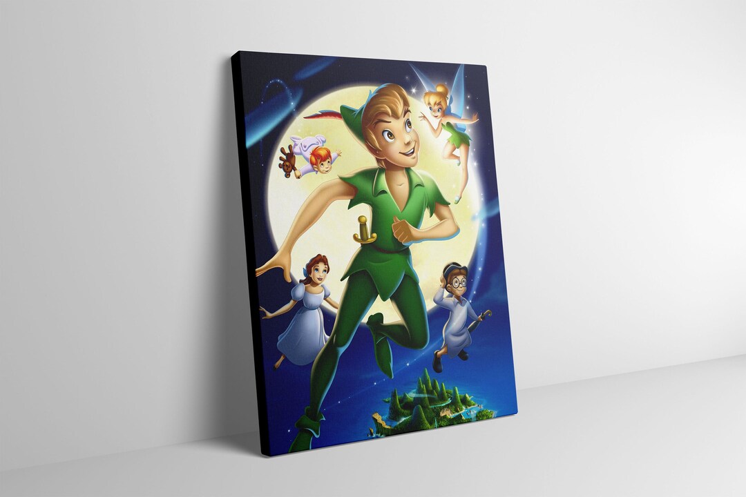 Peter Pan Canvas Wall Art Peter Pan Poster Peter Pan Print Peter Pan ...