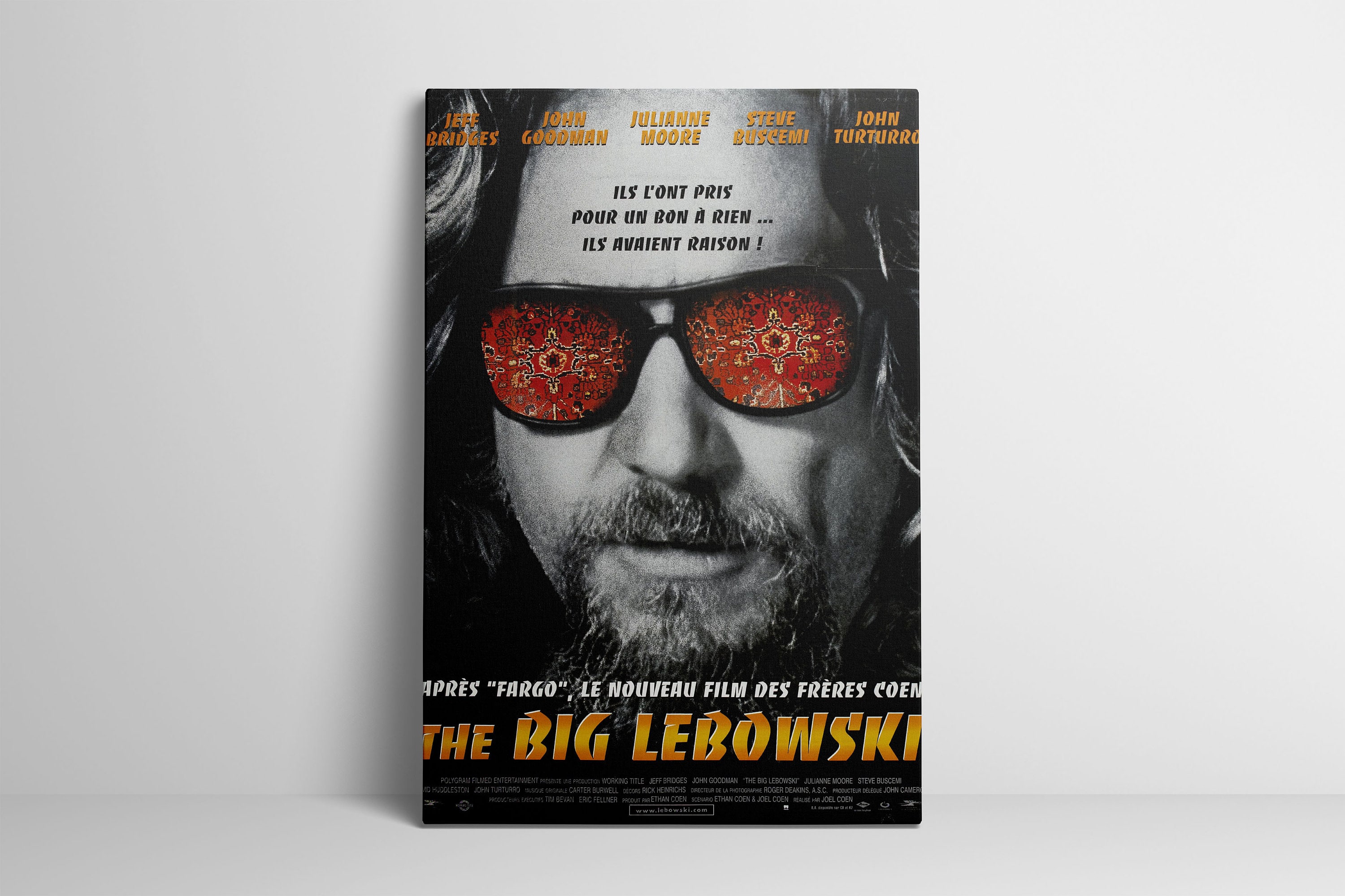 The Big Lebowski Movie Poster the Big Lebowski Canvas Print - Etsy