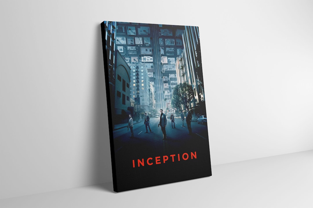 Inception Movie Poster Inception Canvas Print Inception - Etsy
