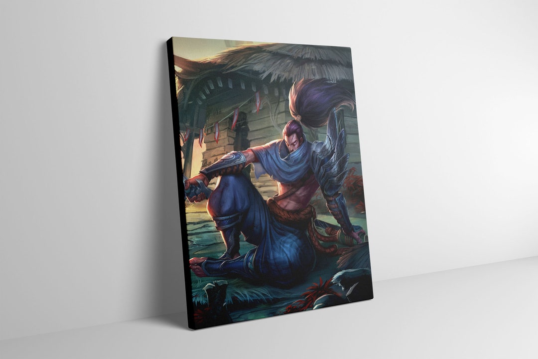 Yasuo Lol Canvas Wall Art ALL SKINS Lol Yasuo Poster Lol - Etsy