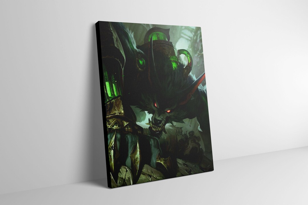 Warwick Lol Canvas Wall Art ALL SKINS Lol Warwick Poster - Etsy