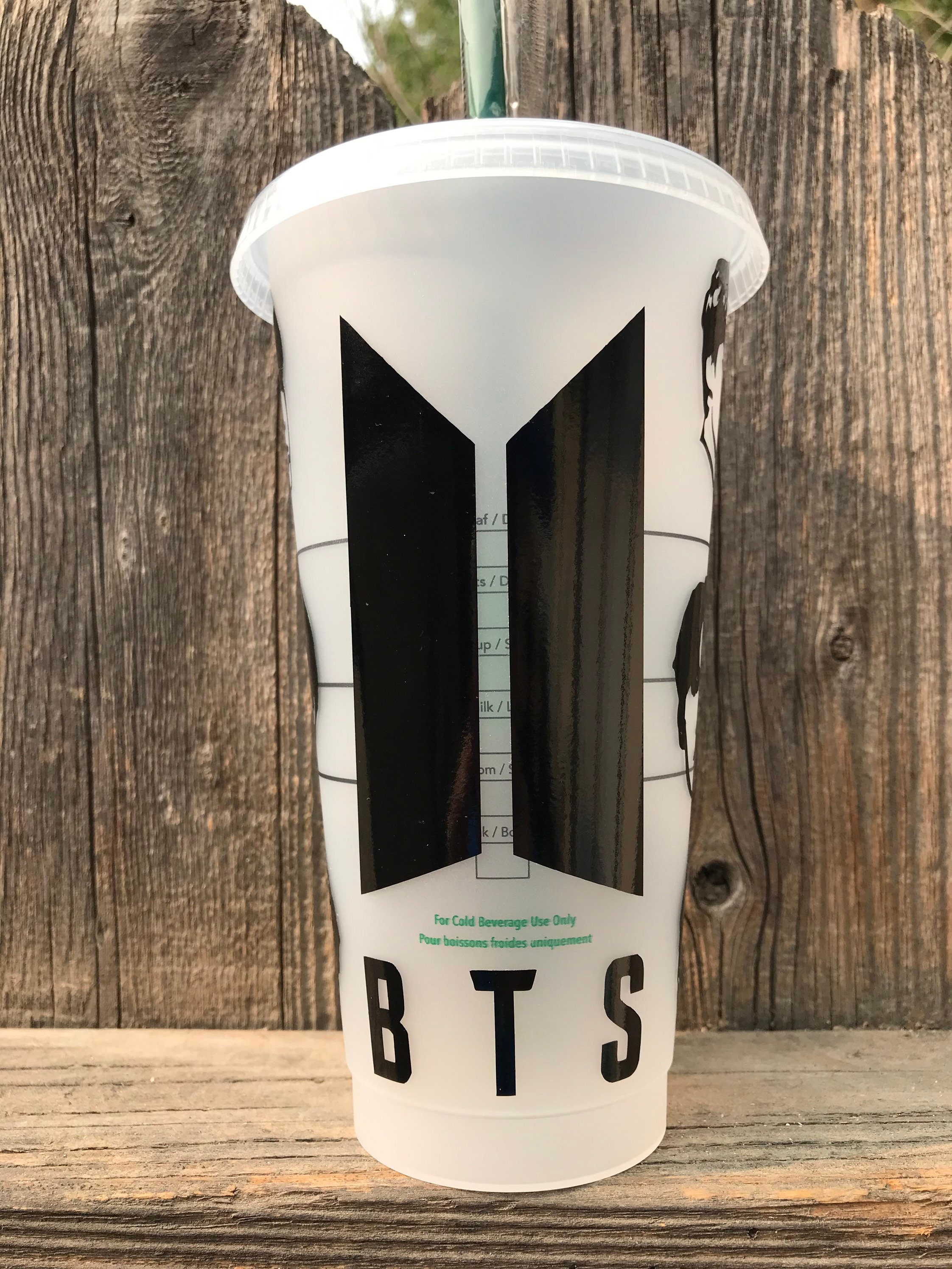 BTS Starbucks Cup Birthday Gift Best Friend Gift Wedding - Etsy